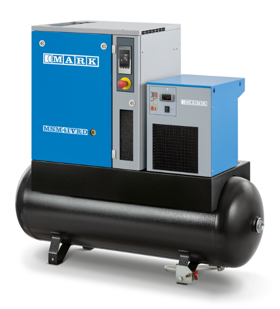 MSM IVR Series - IVR Technology Belt driven screw compressor - MARK